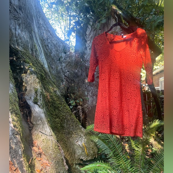 H&M | Dresses | Fall Orange Dress | Poshmark
